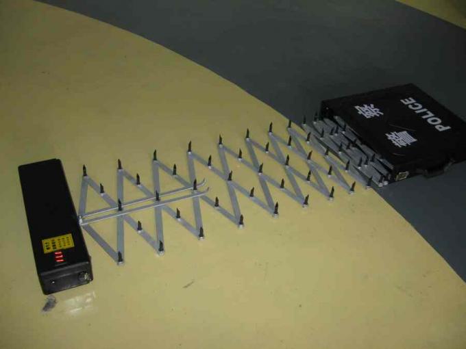 Durable Metal Police Roadblocks Barricade , traffic police road block