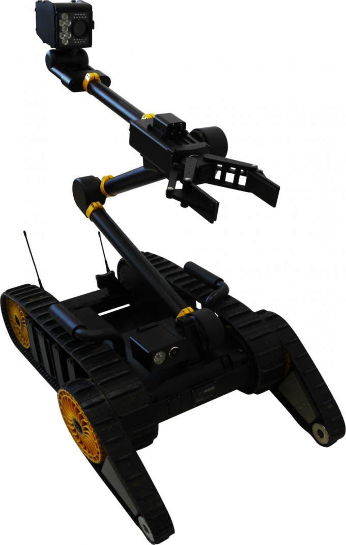 3 H Cruise Bomb Disposal Equipment EOD Robot 810×550×460mm Picatinny Rail