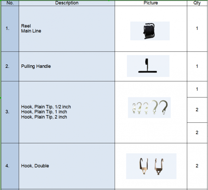 Advanced High Strength HAL Hook And Line Kit Marine Grade Pulleys