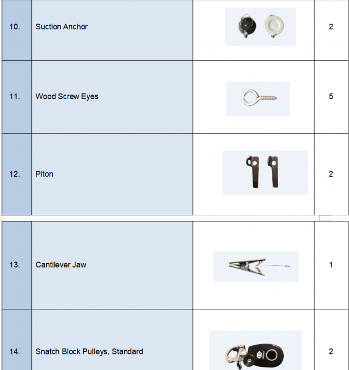 Advanced High Strength HAL Hook And Line Kit Marine Grade Pulleys