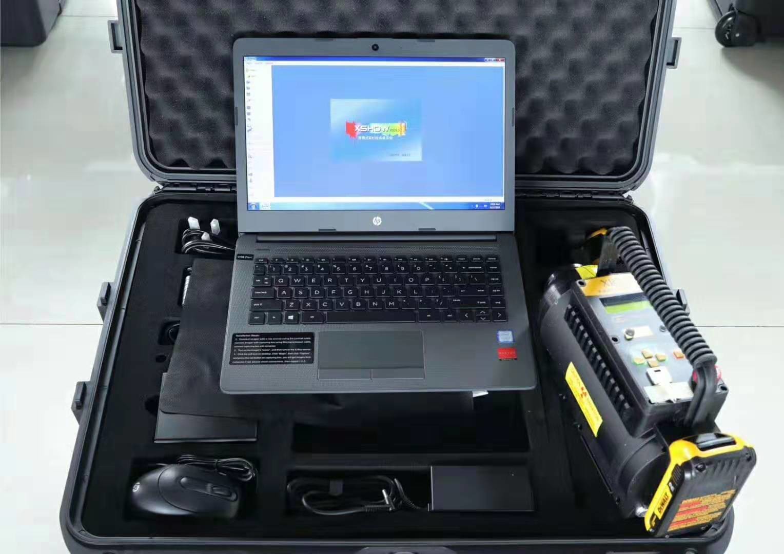 Quick Real Time Image Portable X Ray Scanner Laptop Computer For Eod / Ied